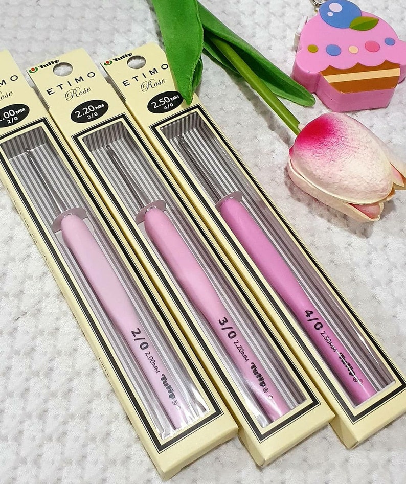 Tulip Etimo Rose Crochet Hook Pink Tulip Tulip Etimo Rose - Etsy