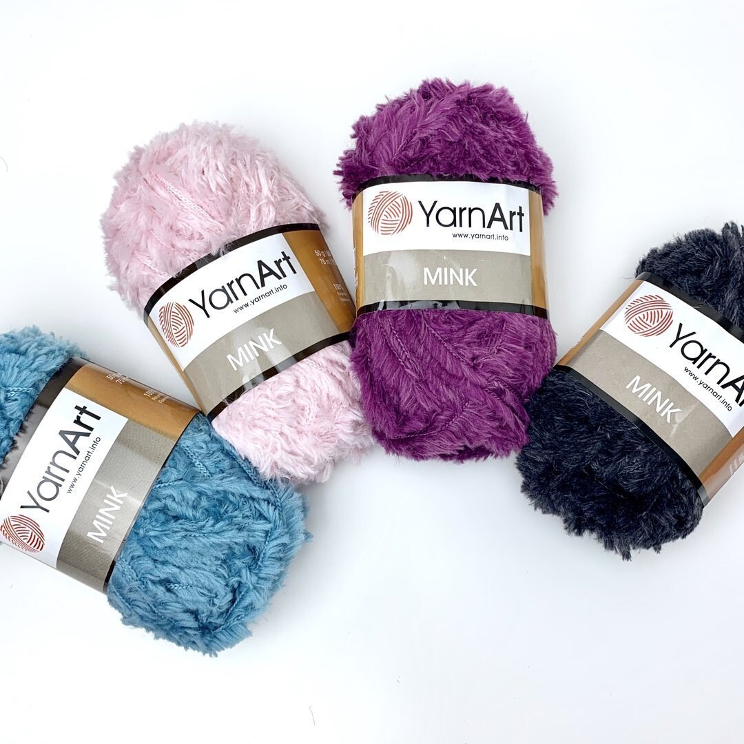 Yarnart Mink, Baby Yarn, Soft Yarn, Toy Yarn, Amigurumi Yarn, Turkish ...