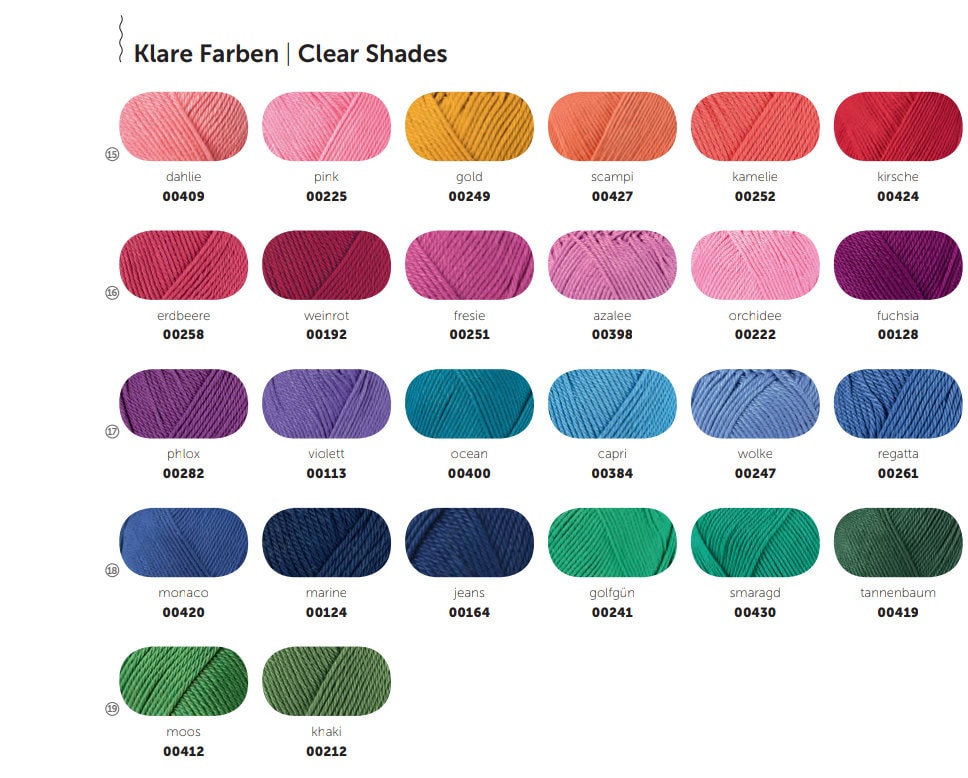 Schachenmayr Catania Cotton Yarn, 100% Mercerized Cotton for Amigurumi ...