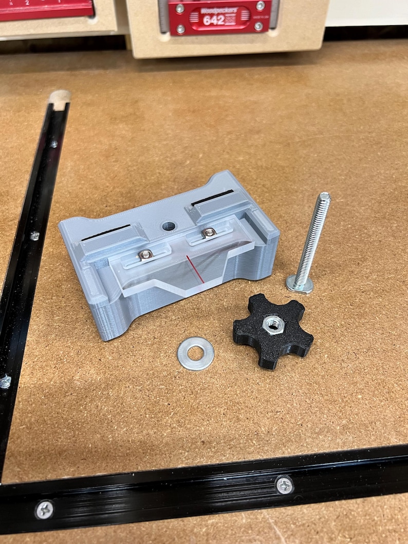 Stop Block for T Track W/ Acrylic Pointer & Micro Adjust - Etsy