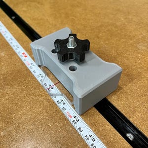 Stop Block for T Track W/ Acrylic Pointer & Micro Adjust - Etsy