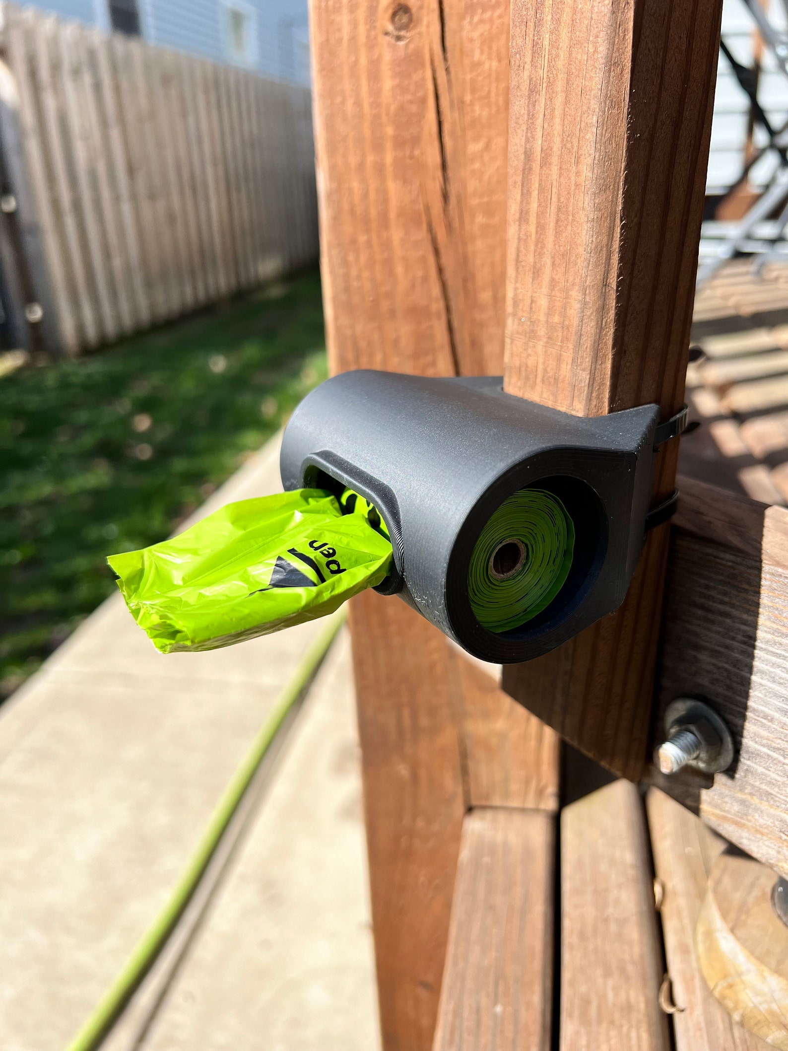 Poop Bag Holder for Decks/posts/etc - Etsy