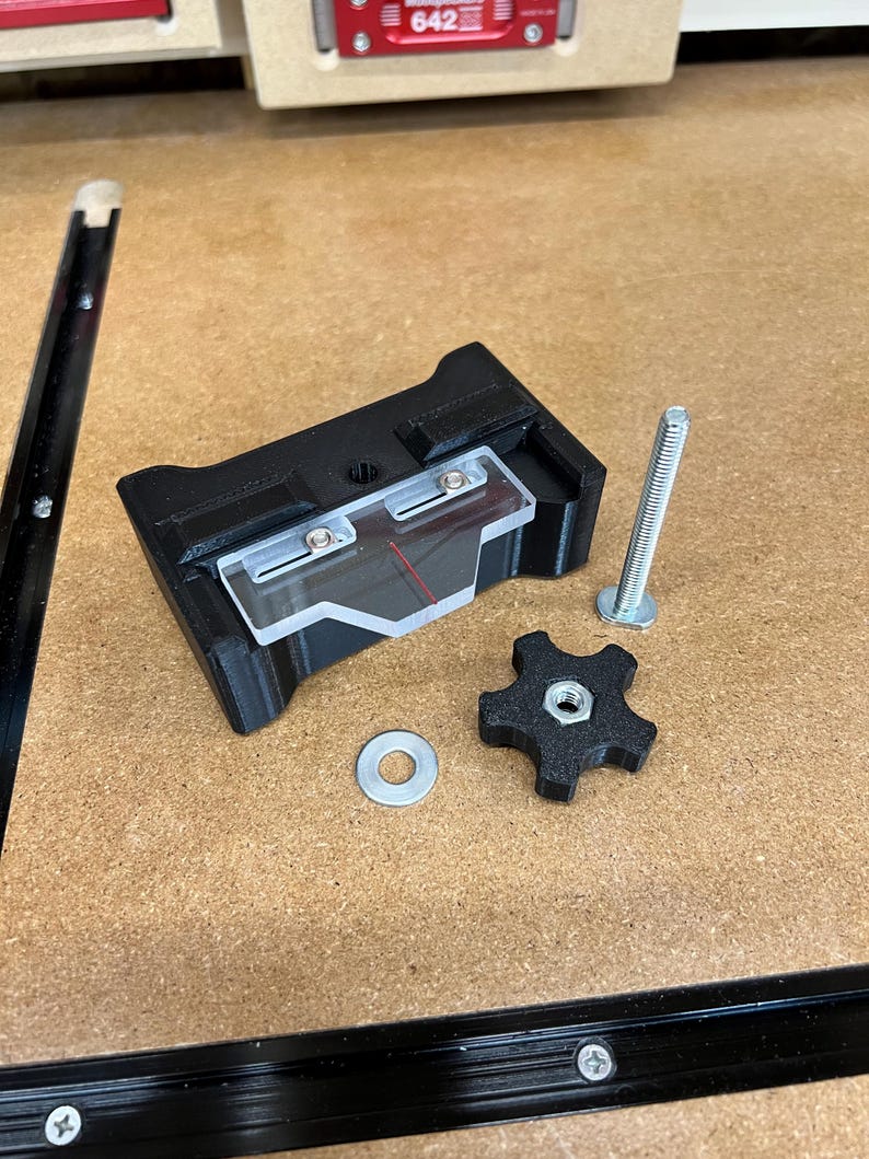 Stop Block for T Track W/ Acrylic Pointer & Micro Adjust - Etsy