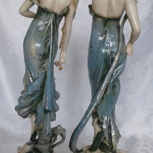 Pair of Turn Teplitz Bohemia Porcelain Figurines, Ca 1900 - Etsy