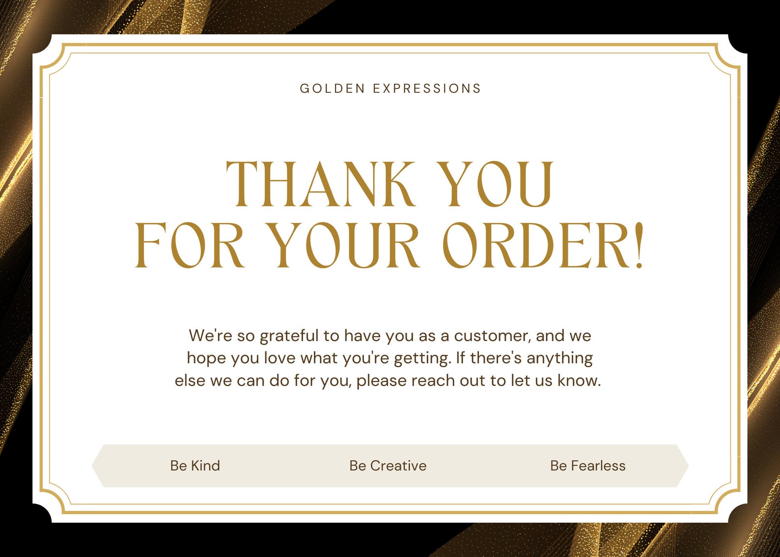 Business Thank You Card Template, Editable Template, Printable Small ...