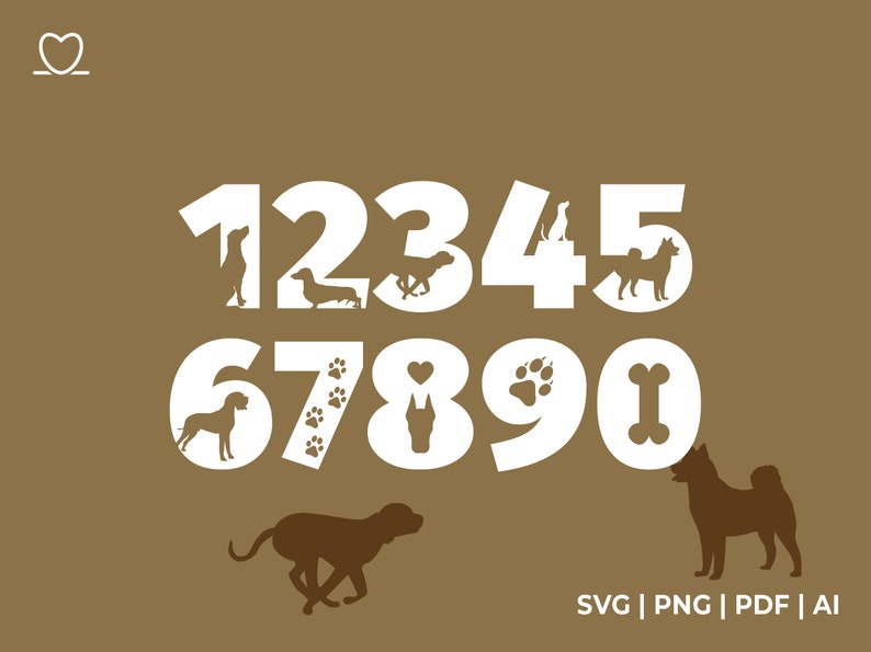 Dog Alphabet / Dog Font PNG SVG / Kids Room Decor / Party - Etsy