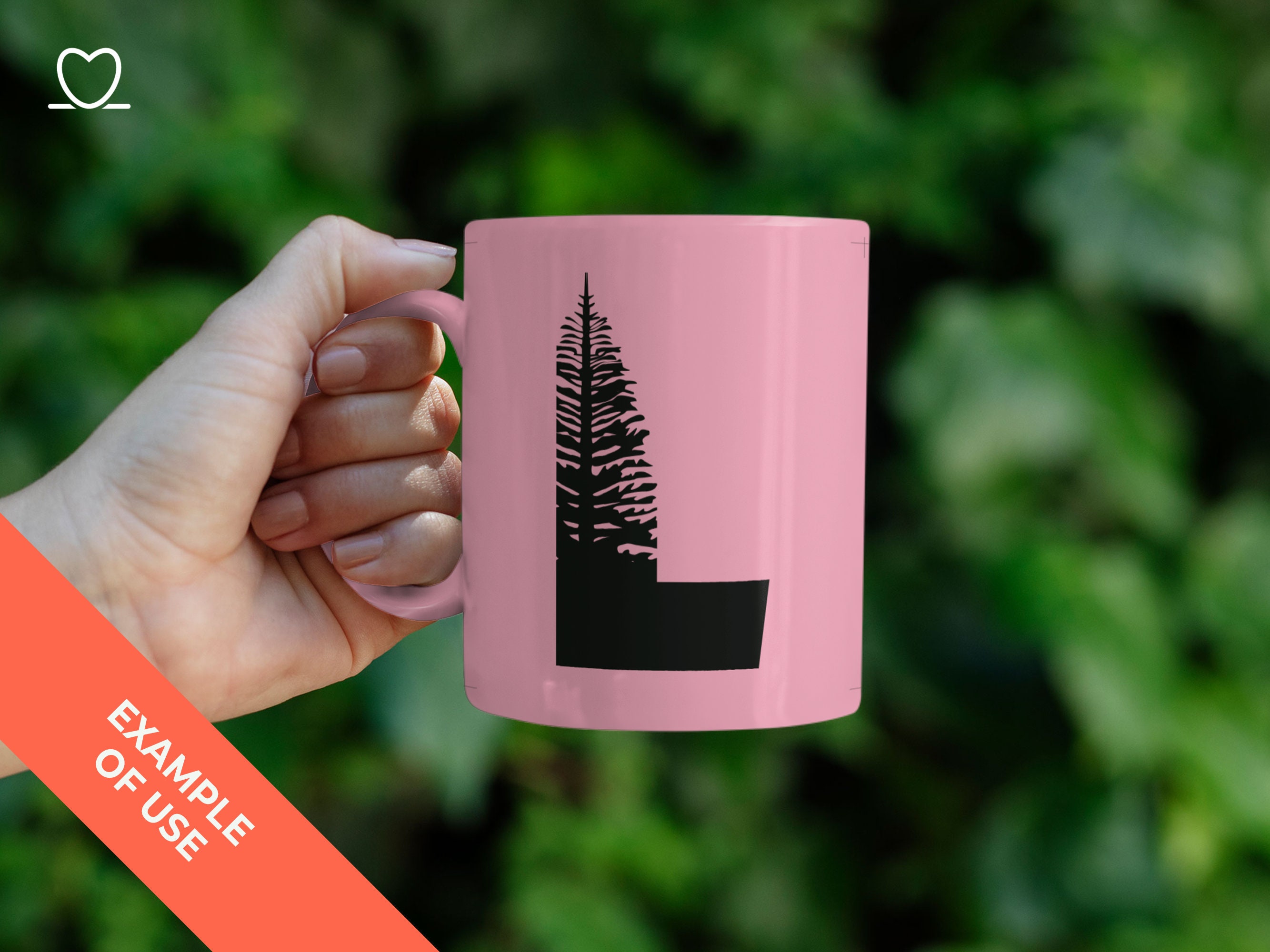 Forest Alphabet SVG + PNG / Tree Silhouette Letters to Use as Cut Files ...