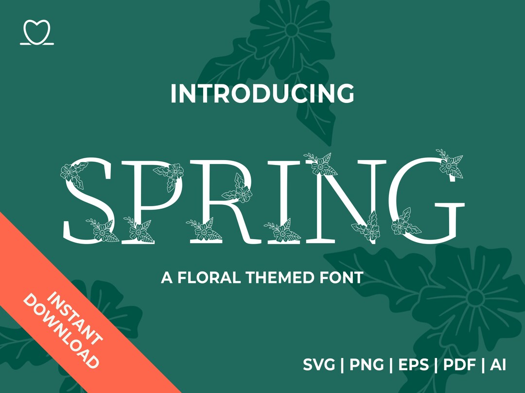 Floral Letter SVG / Flower Alphabet PNG / for Cricut & Craft Machine ...