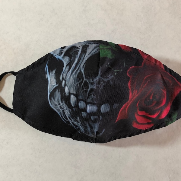 Skeleton Face Mask - Etsy