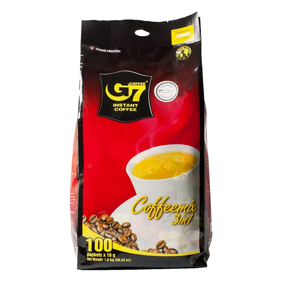 G7 Trung Nguyen - Instant Coffee Mix 3in1 - 100 Sachets X 16g - Etsy