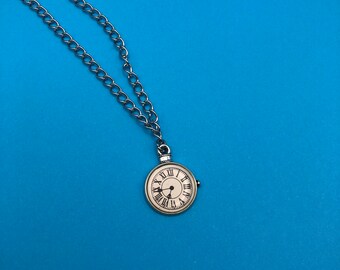 Clock Necklace - Etsy