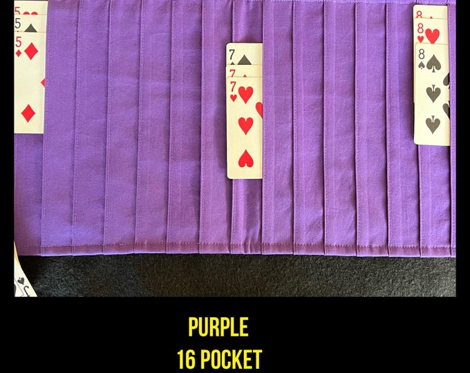 Samba Card Game Organizer Hand & Foot, Triple Play or Canasta Purple - Etsy