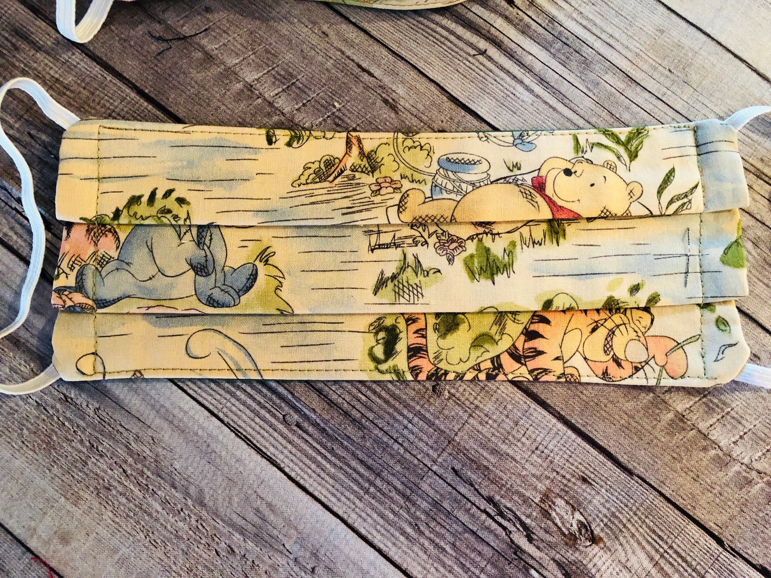 Disney's Winnie the Pooh and Friends Face Mask 3 Layer | Etsy