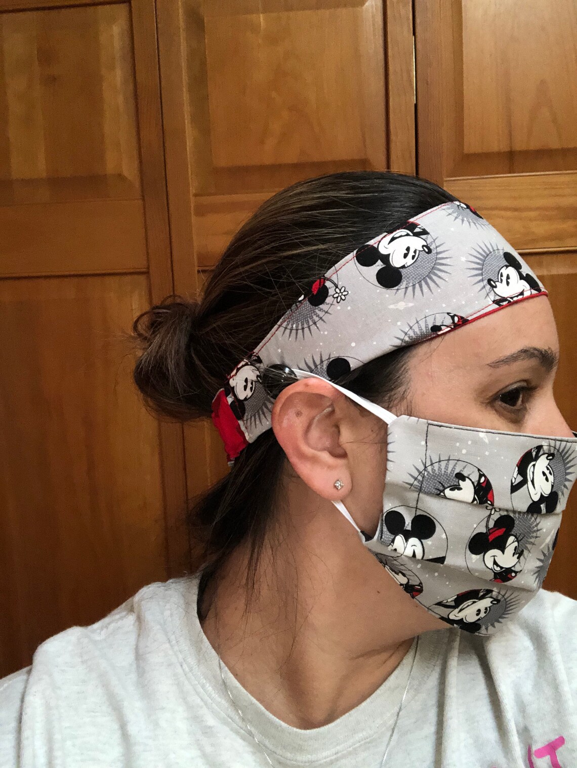 Disney's Vintage Mickey and Minnie Mouse Face Mask 3 - Etsy