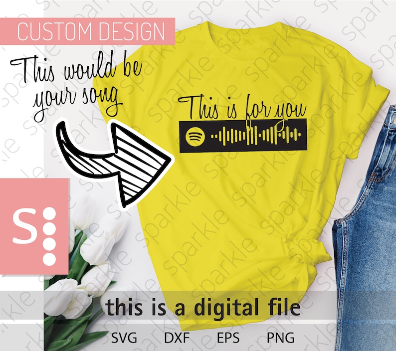Custom Spotify Song Code SVG Custom Made Just for You SVG Custom Song ...