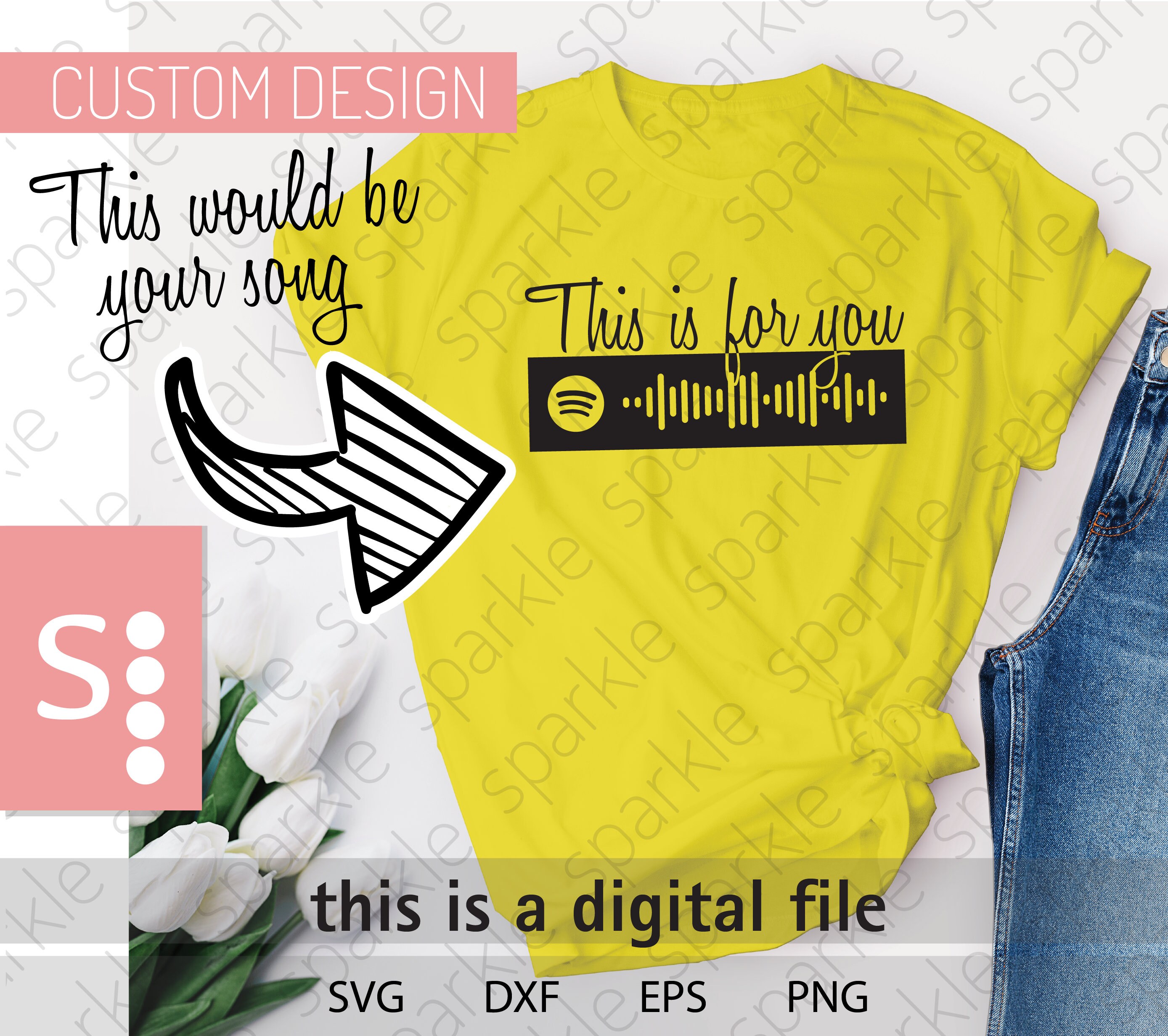 Custom Spotify Song Code SVG Custom Made Just for You SVG Custom Song ...