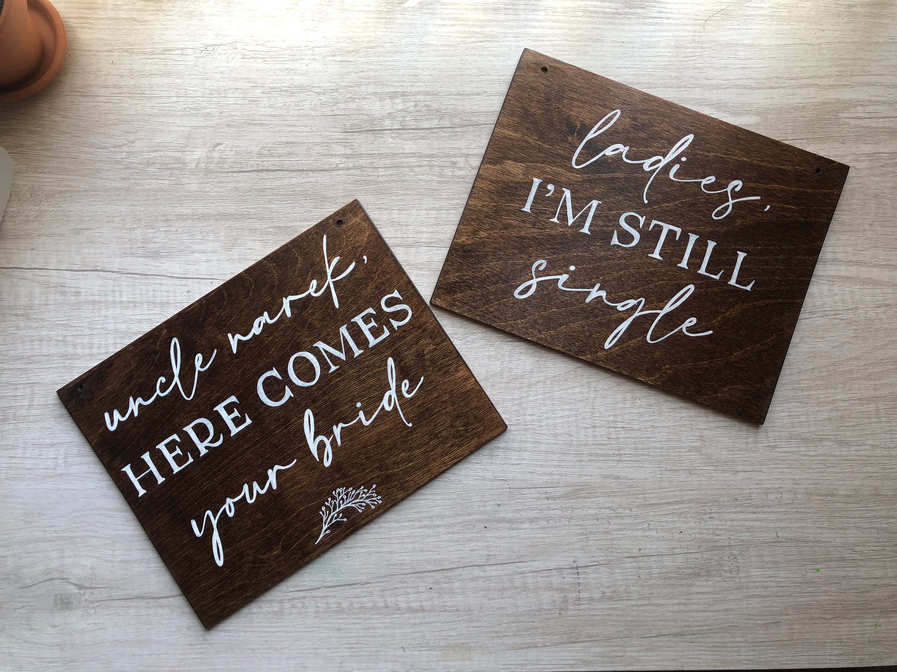 Wedding Ring Bearer Sign Ring Boy Sign Flower Girl Sign Wedding ...