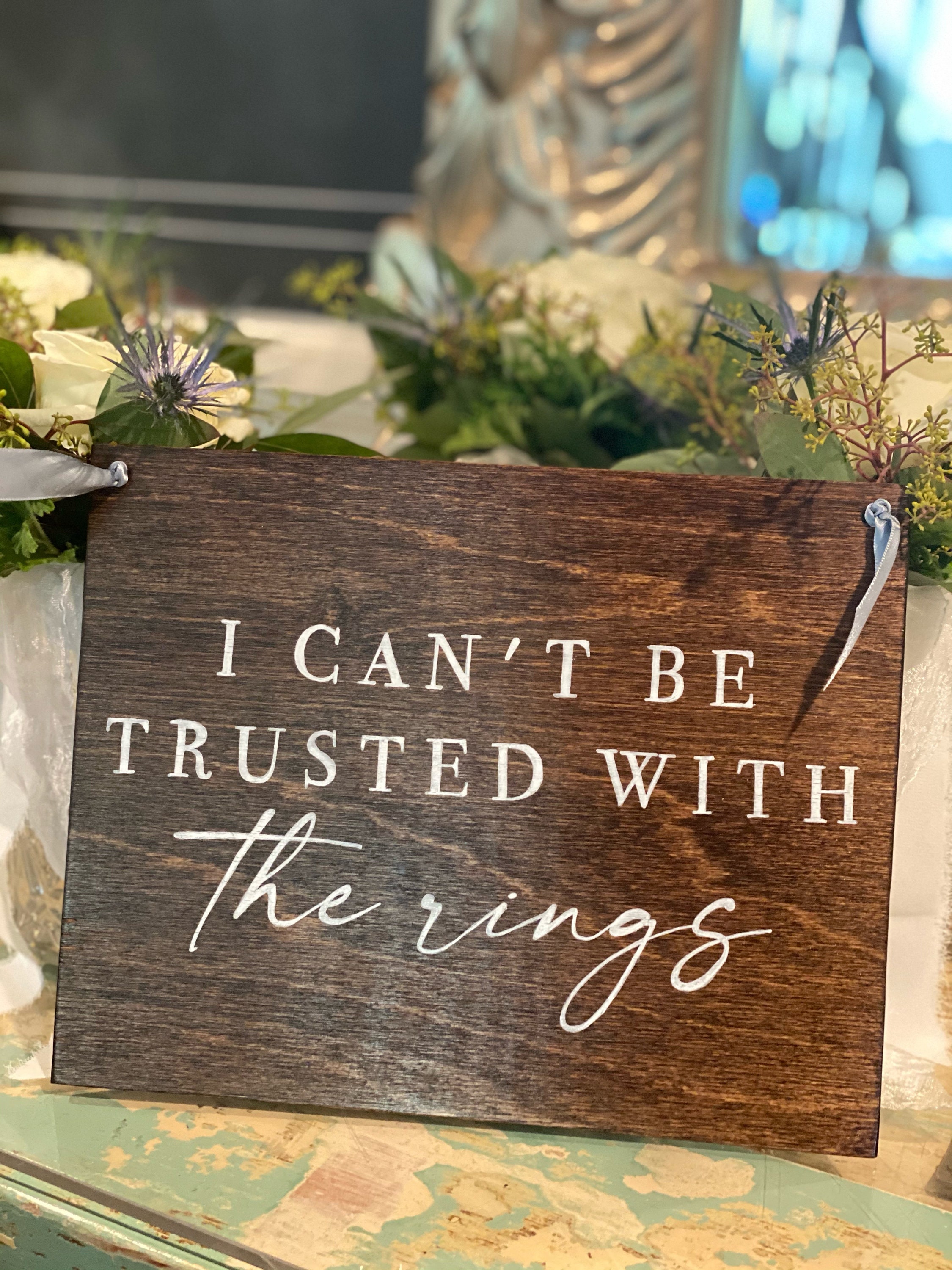 Wedding Ring Bearer Sign Ring Boy Sign Flower Girl Sign Wedding ...