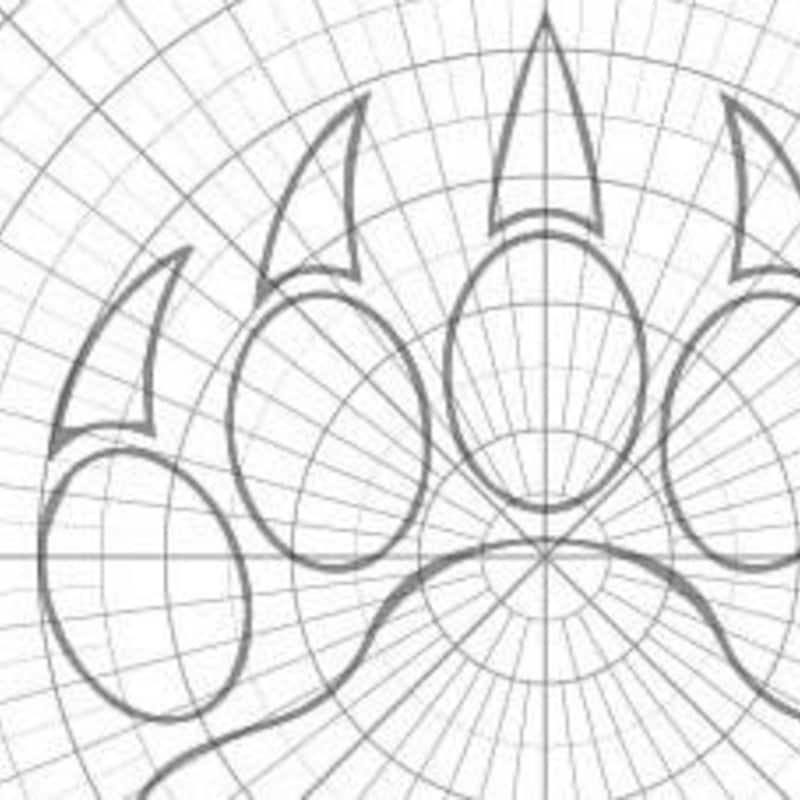 Paw Claw Pattern - Etsy