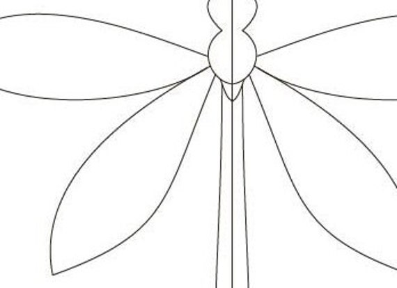 Dragonfly Template Printable