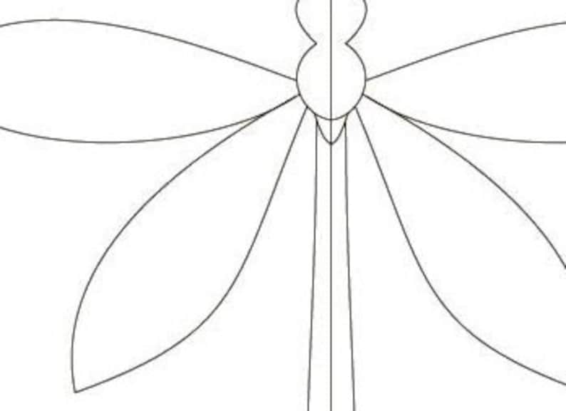 Dragonfly Template - Etsy