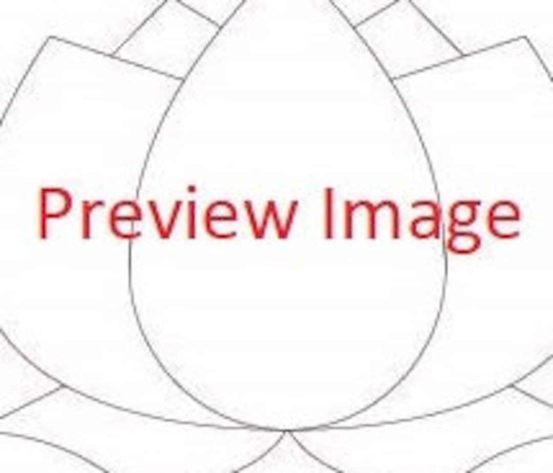 Lotus Flower Template - Etsy