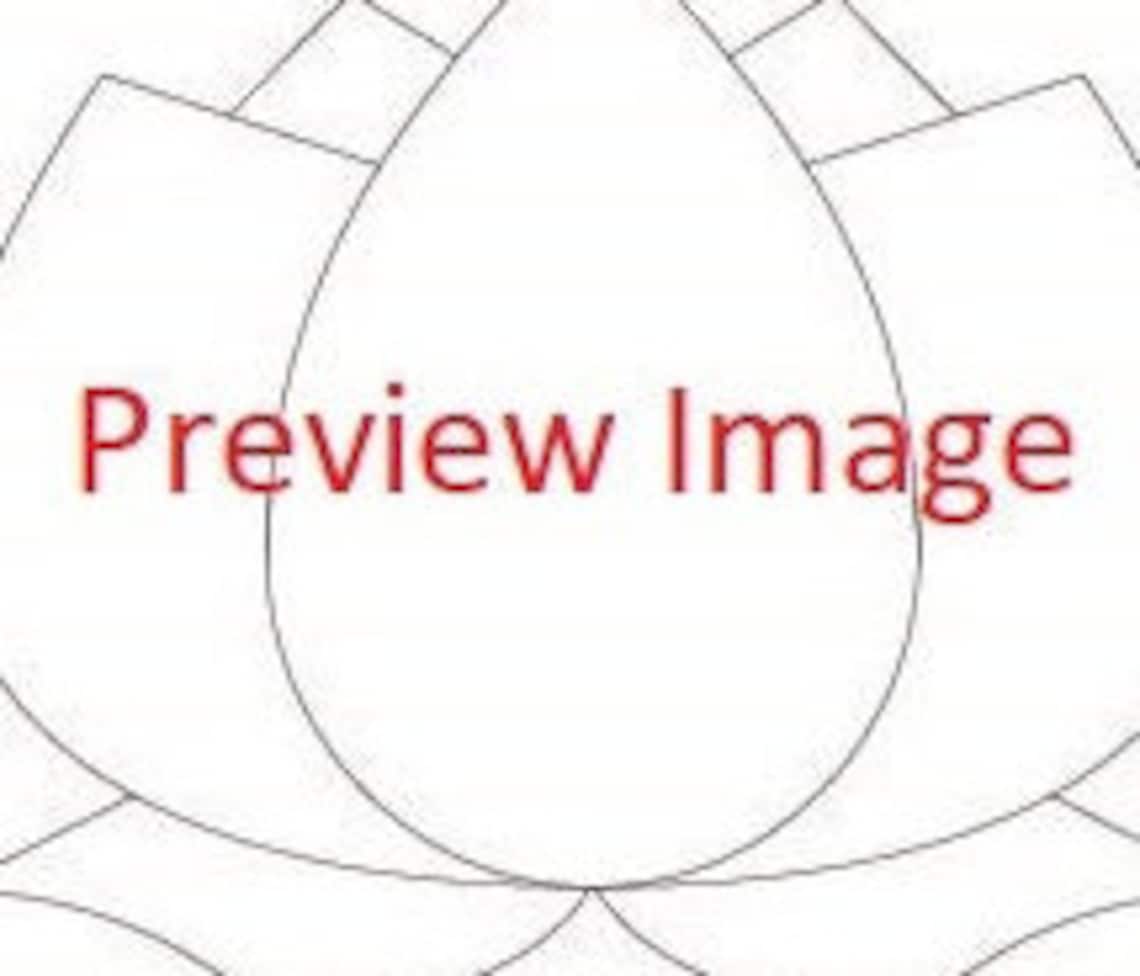 Lotus Flower Template - Etsy