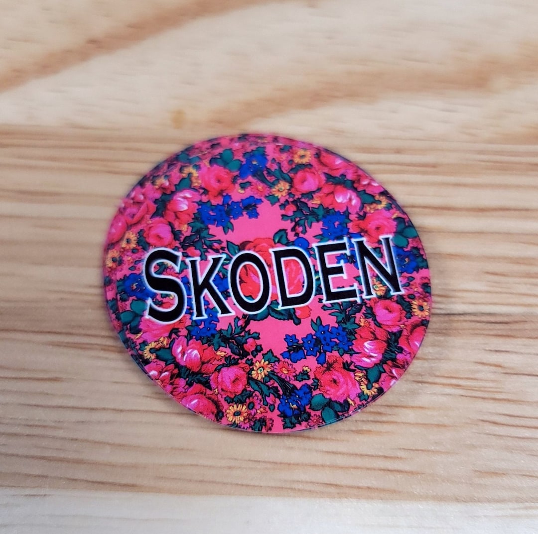 Pink Skoden Sticker - Etsy