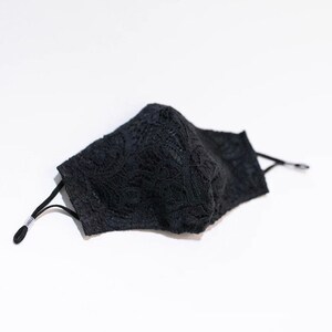 LACE FACE MASK, Reusable Face Cover, Black Lace Face Mask, Elegant Mask ...