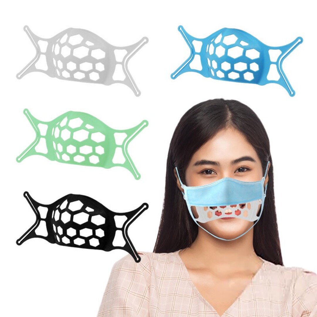 3D Face Mask Bracket, Upgrade 2022 Face Mask Inner Support Frame ...