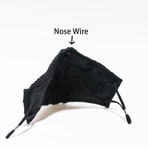 LACE FACE MASK, Reusable Face Cover, Black Lace Face Mask, Elegant Mask ...