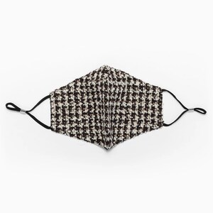 Washable Boucle Wool Face Mask, Breathable 3 Layers With Nose Wire ...