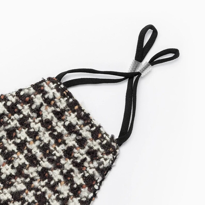 Washable Boucle Wool Face Mask Breathable 3 Layers With Nose | Etsy