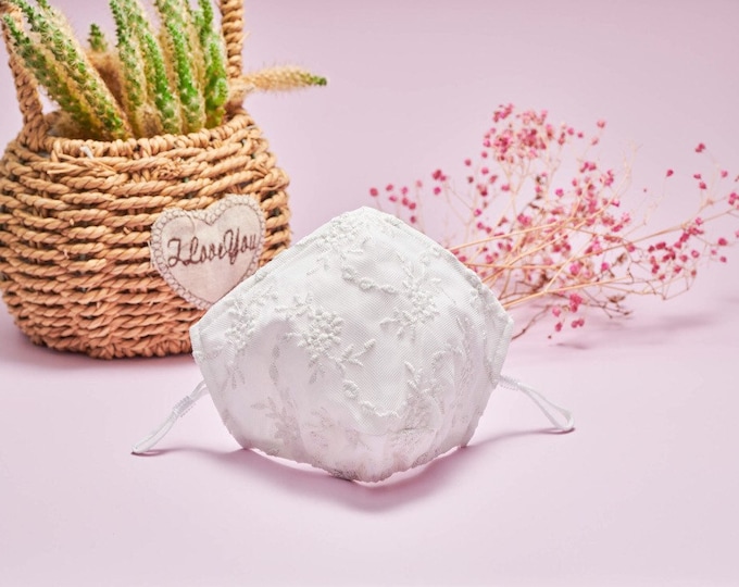 LACE FACE MASK Reusable Face Cover Black Lace Face Mask | Etsy