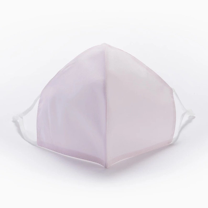 Pastel Pink Cotton Mask Two Layer Washable Reusable Face | Etsy