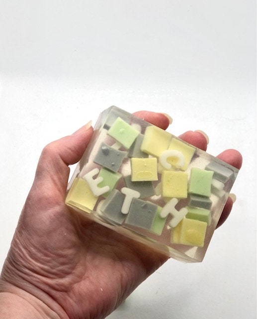 Word Game Soap-for Word Game Lovers. Glycerin and Goats Milk Soap ...