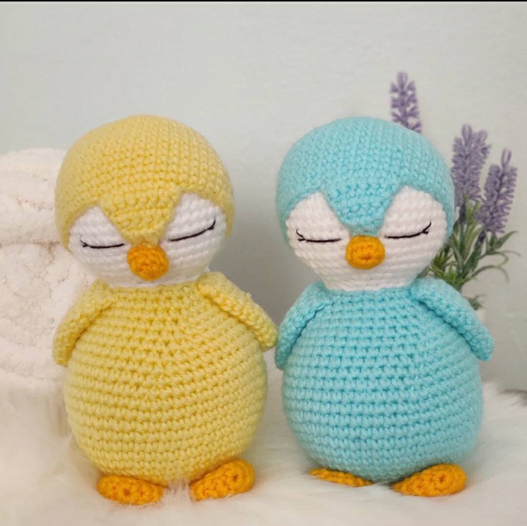 Amigurumi Penguins, Penguin Plushies, Finished Product-amigurumi Baby ...