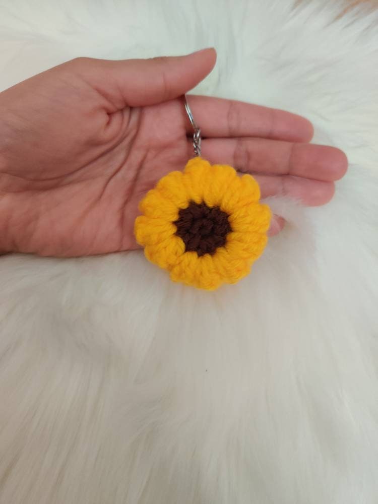 Sunflower Amigurumi Keychain Pattern/ Sunflower Pattern-english Patterm ...
