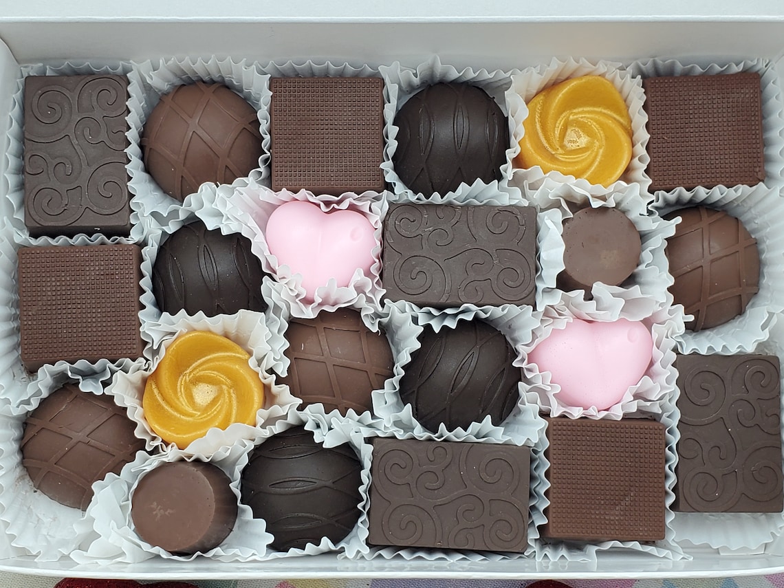 Large Box of Chocolates Soaps Perfect gift idea for | Etsy