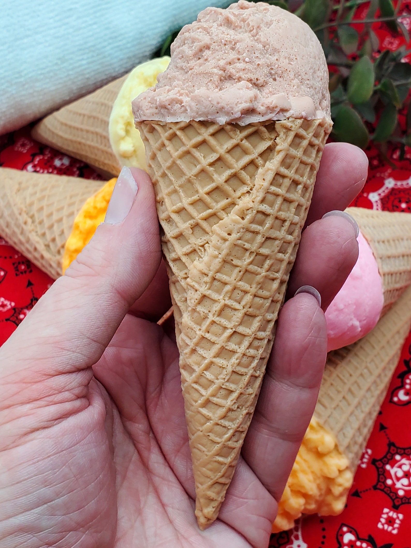 Ice Cream Cone Soaps! Realistic Soap That Looks Like Ice Cream and a ...