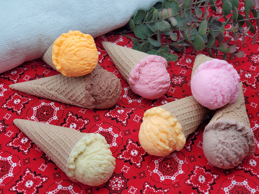 Ice Cream Cone Soaps! Realistic Soap That Looks Like Ice Cream and a ...