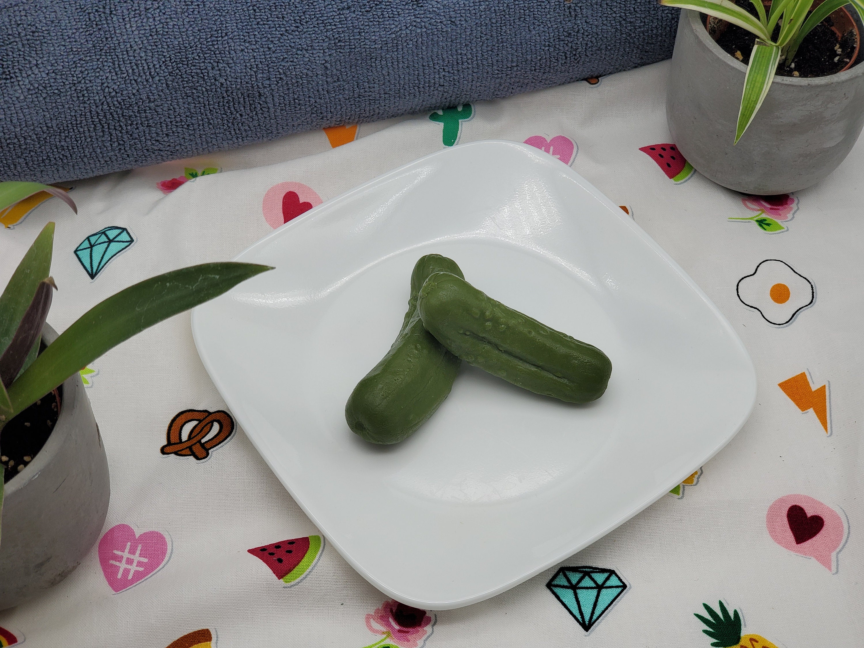 Pickle Soaps Set of 2 Dill Pickle Scented Soaps Realistic - Etsy