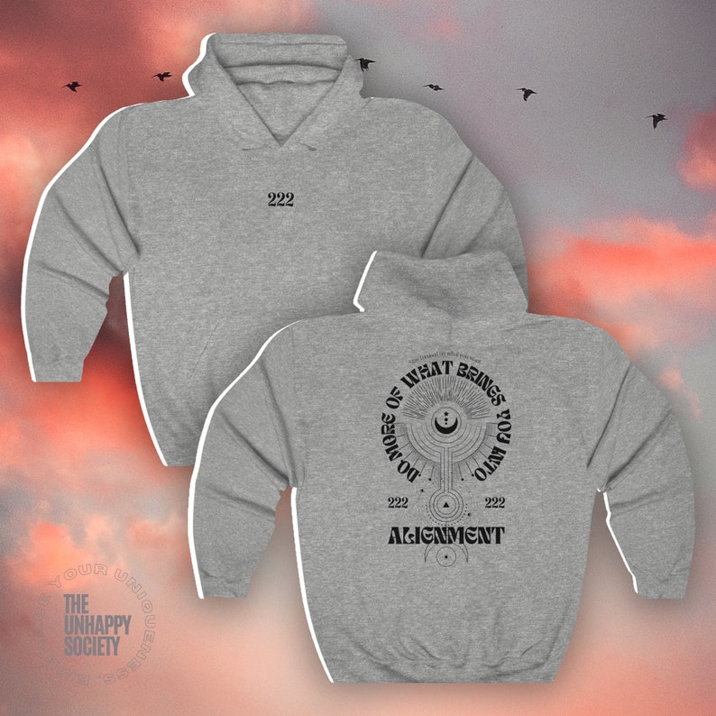 222 Angel Number Hoodie 222 Angel Numbers Hoodie Oversized - Etsy