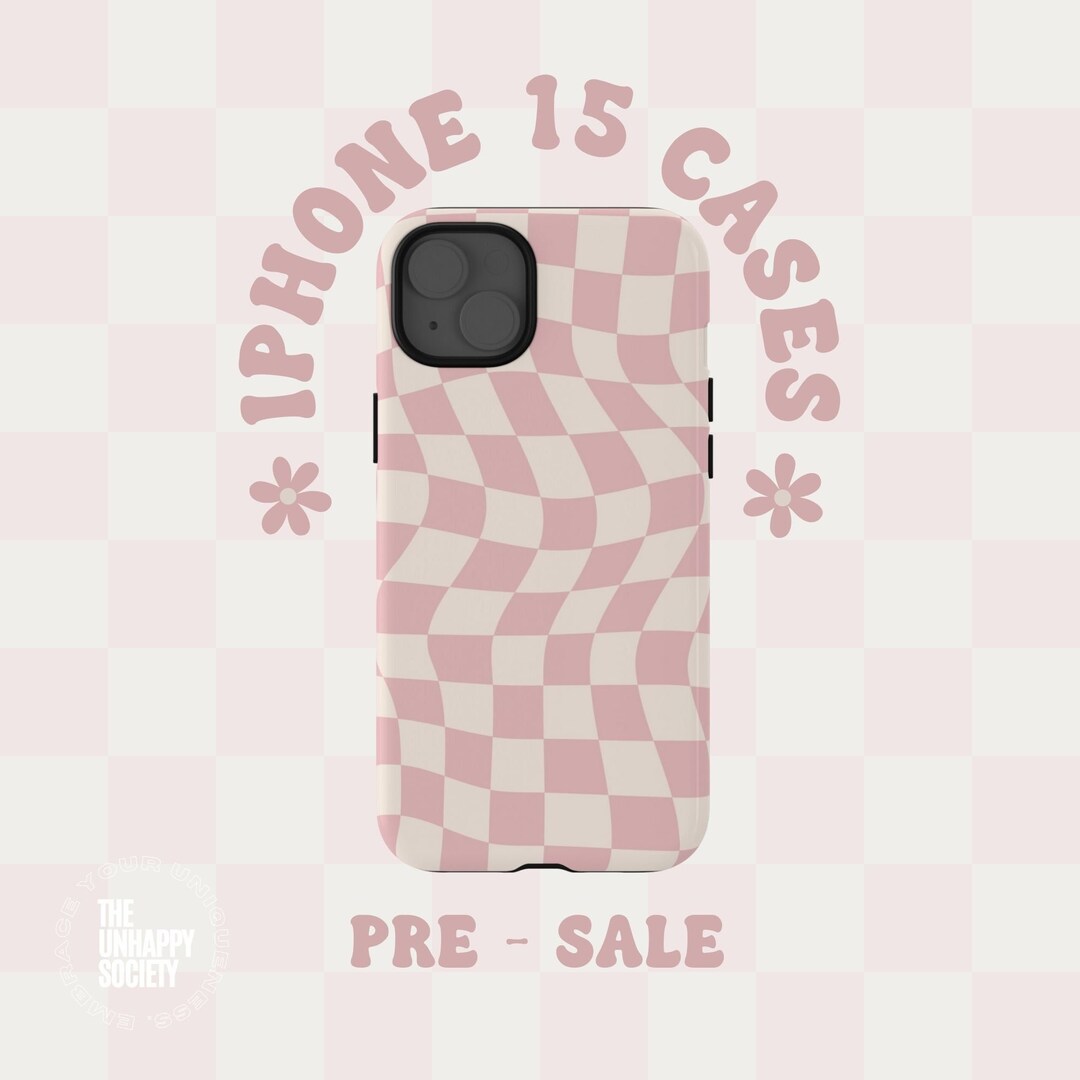 IPhone 15 Case iPhone 15 Pro Case Pink Phone Case Retro - Etsy