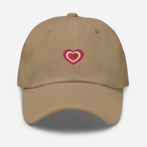 Lesbian Flag Dad Hat Aesthetic, Queer Hat Subtle Lesbian Pride Hat ...