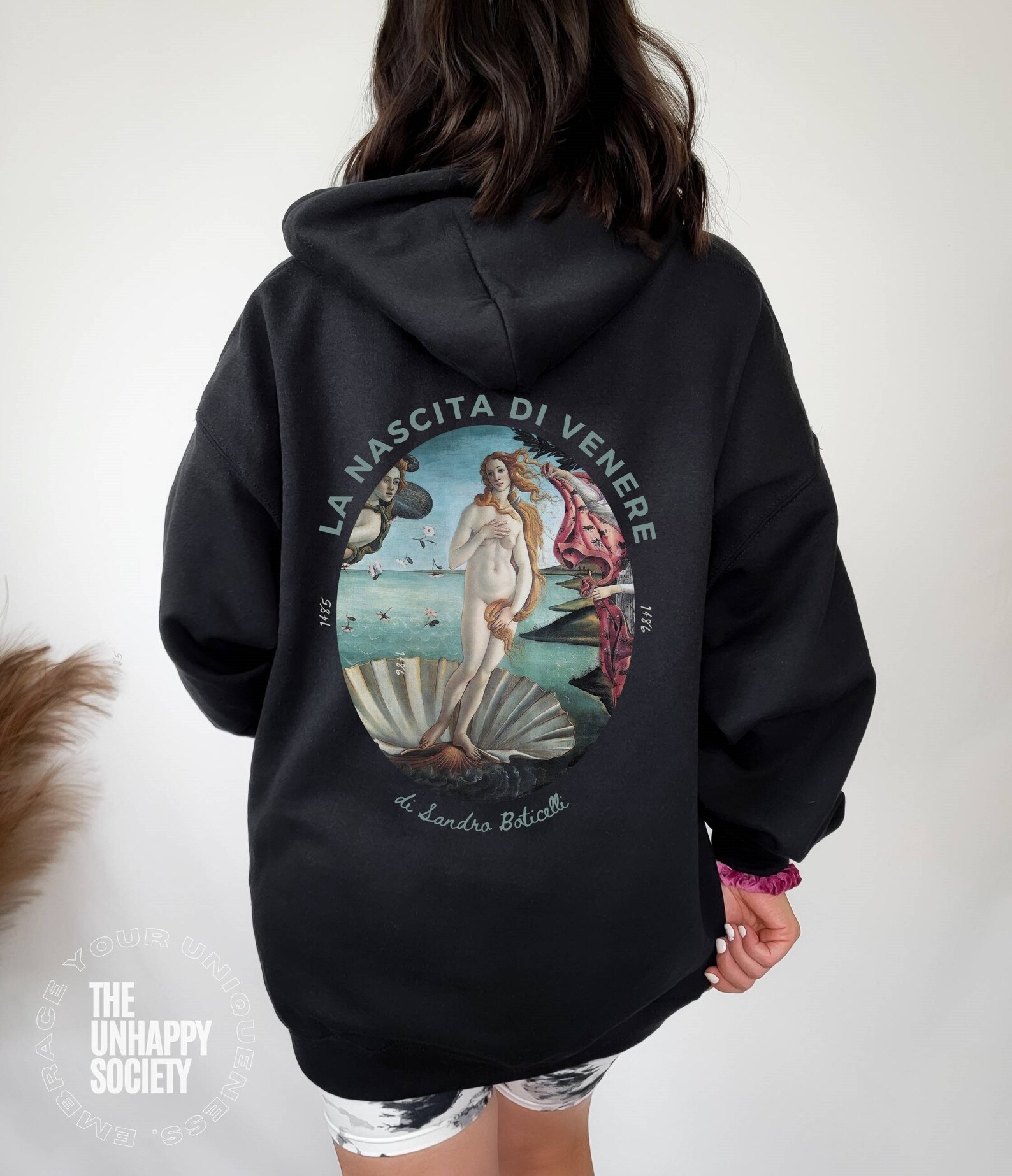 The Birth of Venus Hoodie Renaissance Painting Dark Academia - Etsy
