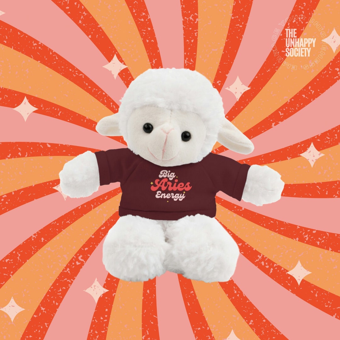 Big Aries Energy Plushie, Cute Aries Plushie Aries Season Aries Gifts ...