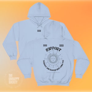 333 Angel Number Hoodie 333 Angel Numbers Hoodie Oversized Hoodie Sun ...