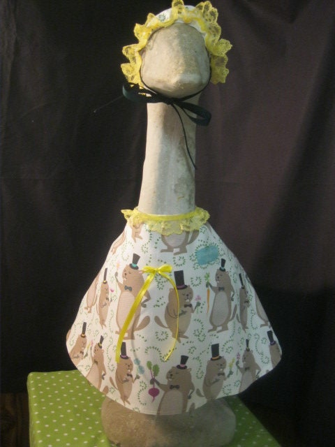 Ground Hog Day Goose Dress/goose Clothes/concrete Goose/lawn Goose/lawn ...