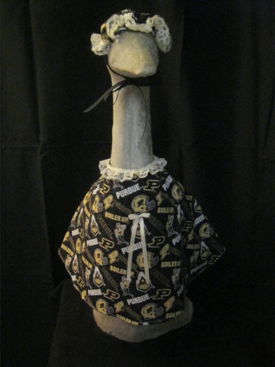 Purdue University Goose Dress/goose Clothes/concrete Goose/lawn Goose ...